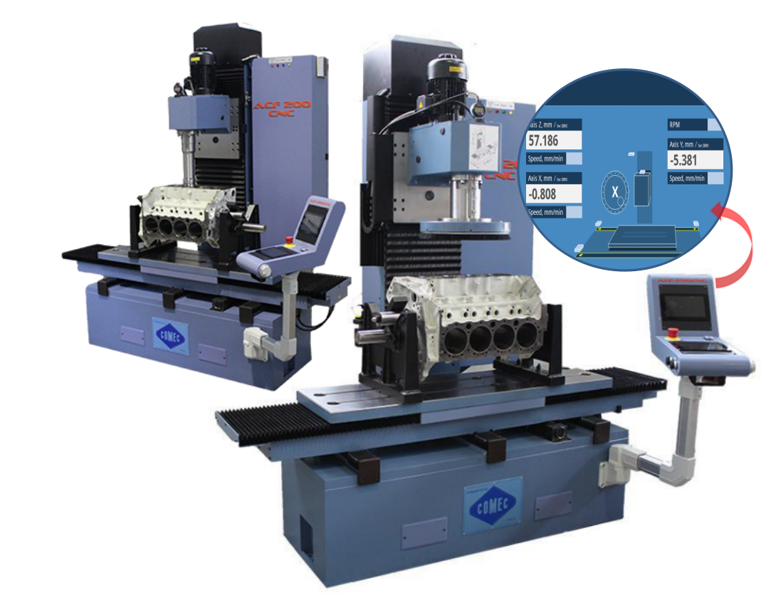 CYLINDER BORING / RESURFACING MACHINE ACF200CNC | Specialised ...